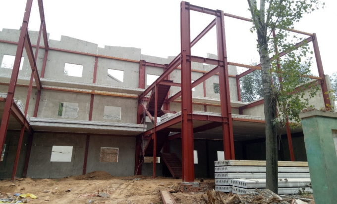 Sturdy School Multi-Storey Steel Building Pre Engineered Steel ...