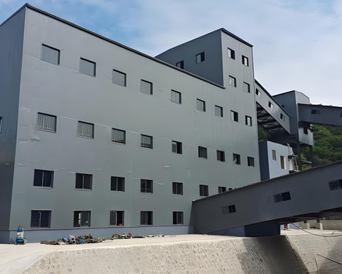 Waste Treatment Plant Industrial Steel Platform Prefab Steel Structure ...