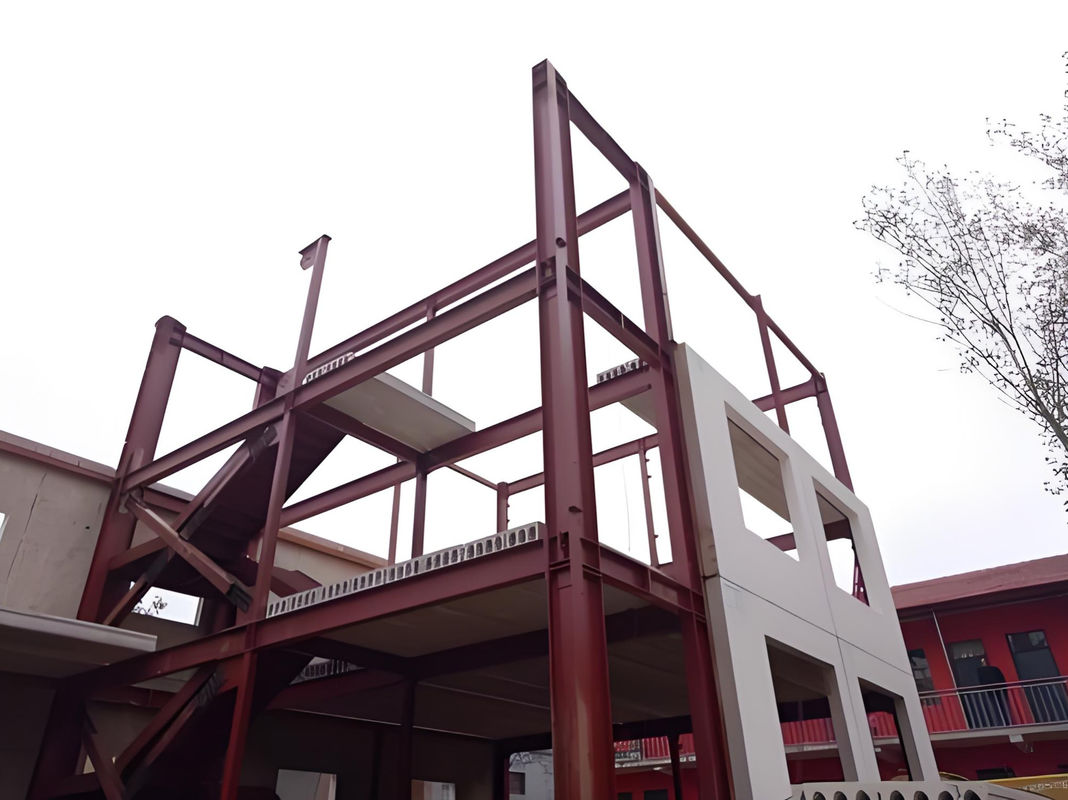 Online Guide Support On Site Install Steel Structure Building With Hot ...