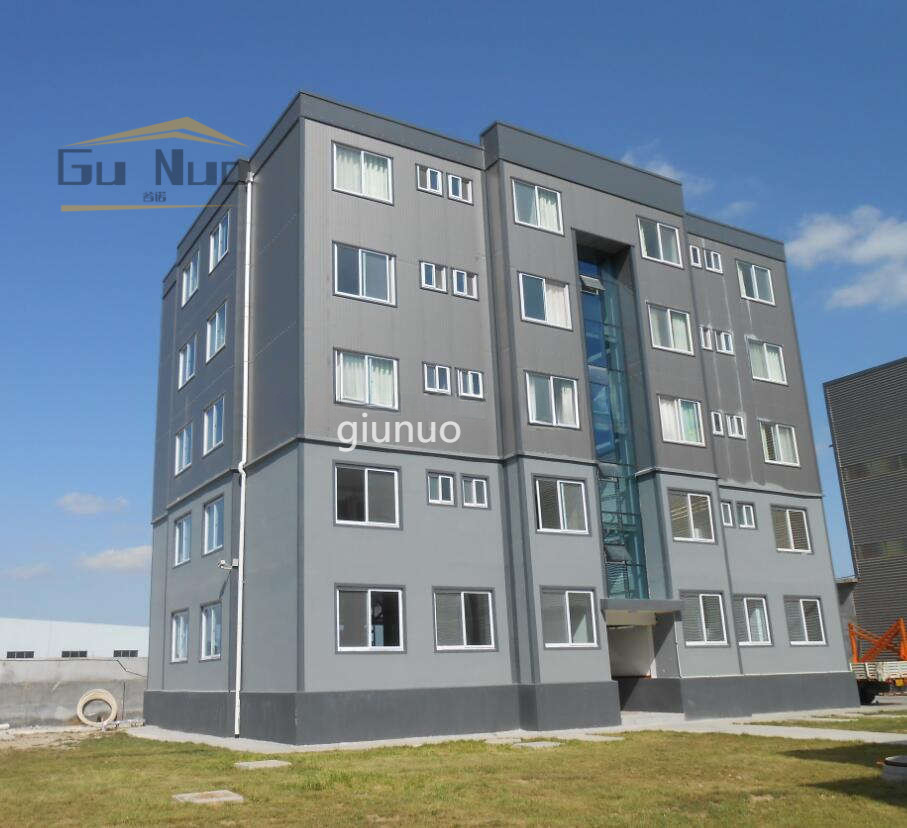 Weatherproof Multi-Storey Steel Building Fire Resistance High Performance