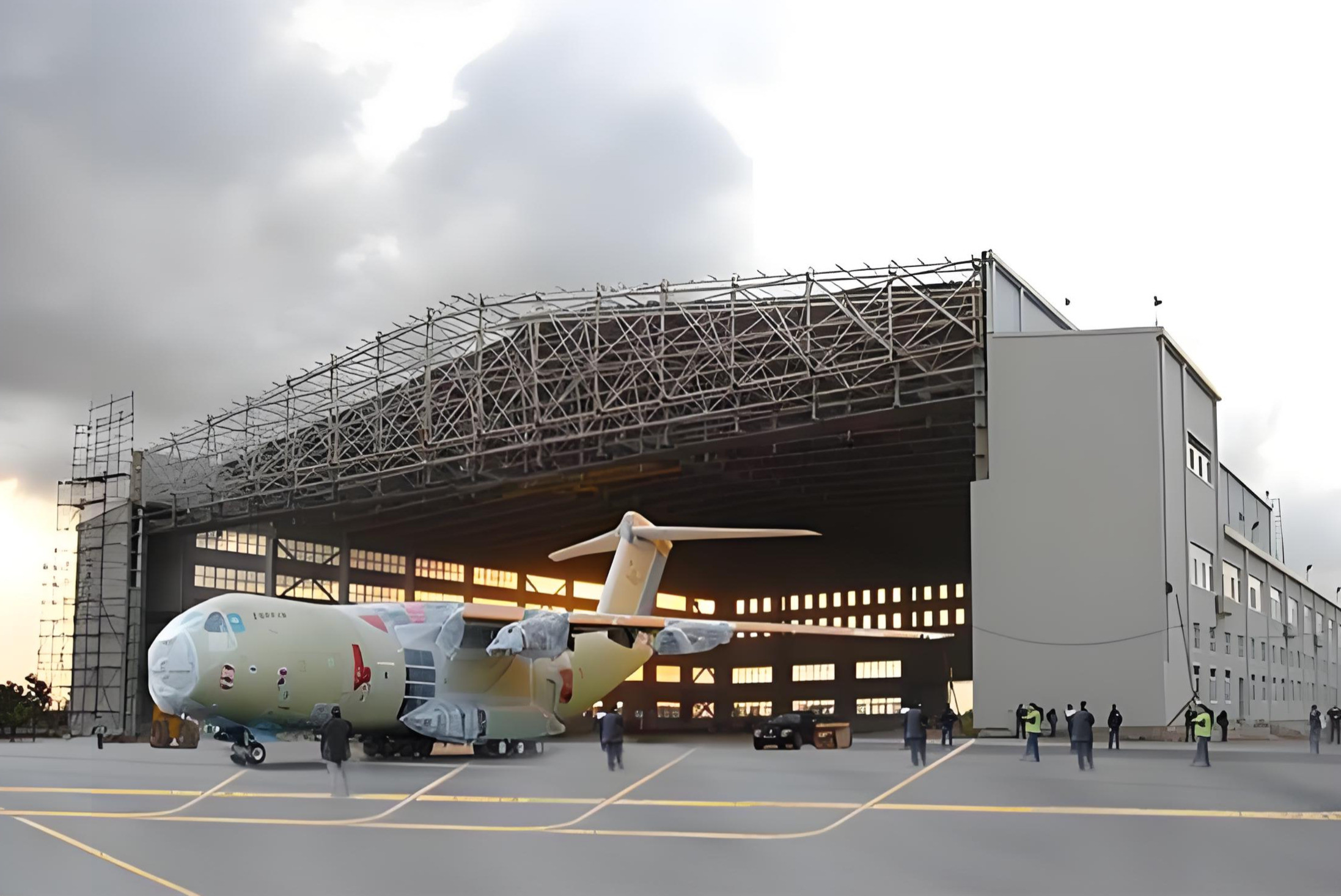 Modular Easy Assembly Aircraft Hangar Steel Buildings Budget-Friendly ...