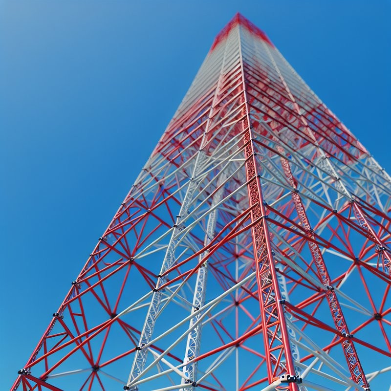 Customizable Steel Tower Construction Pre Built Metal Buildings CE ...