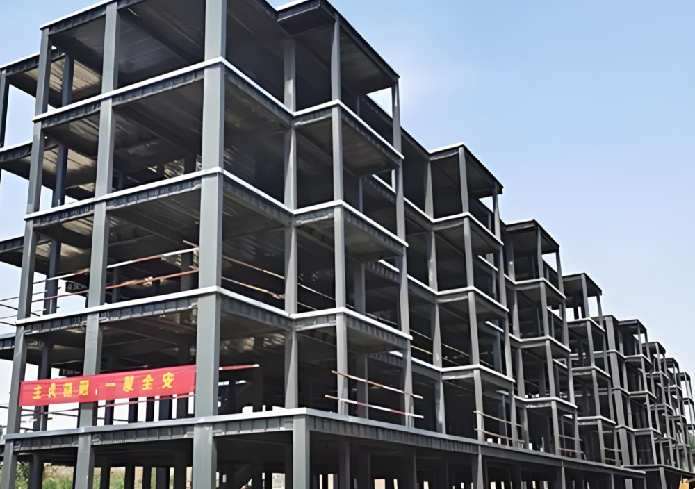 Multi Functional Prefabricated Office Building High-Rise Customizable