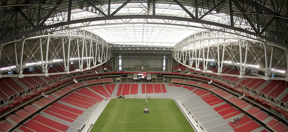 Various Shapes Sizes Commercial Steel Frame Building For Stadium Sports ...