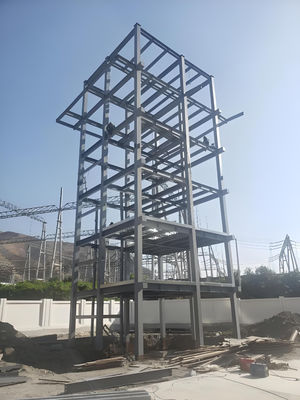 Telecommunication Custom Steel Building Structural Steel Tower 10m-100m ...