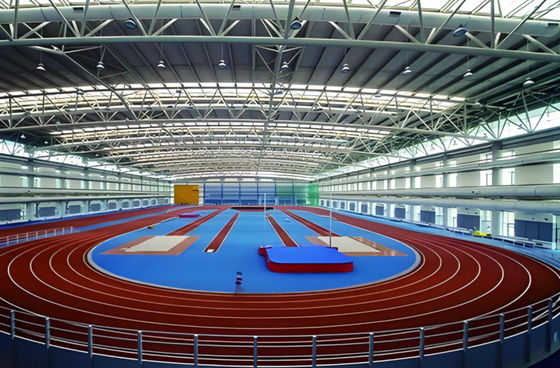 Various Shapes Sizes Commercial Steel Frame Building For Stadium Sports ...
